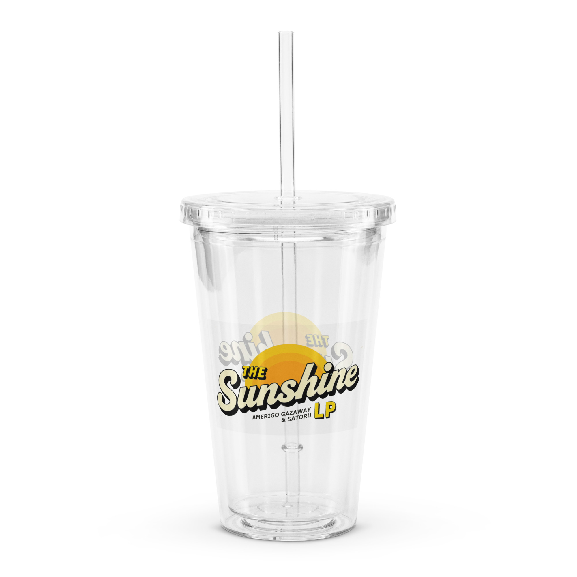 The Sunshine LP (Clear Plastic Tumbler) | Amerigo Gazaway