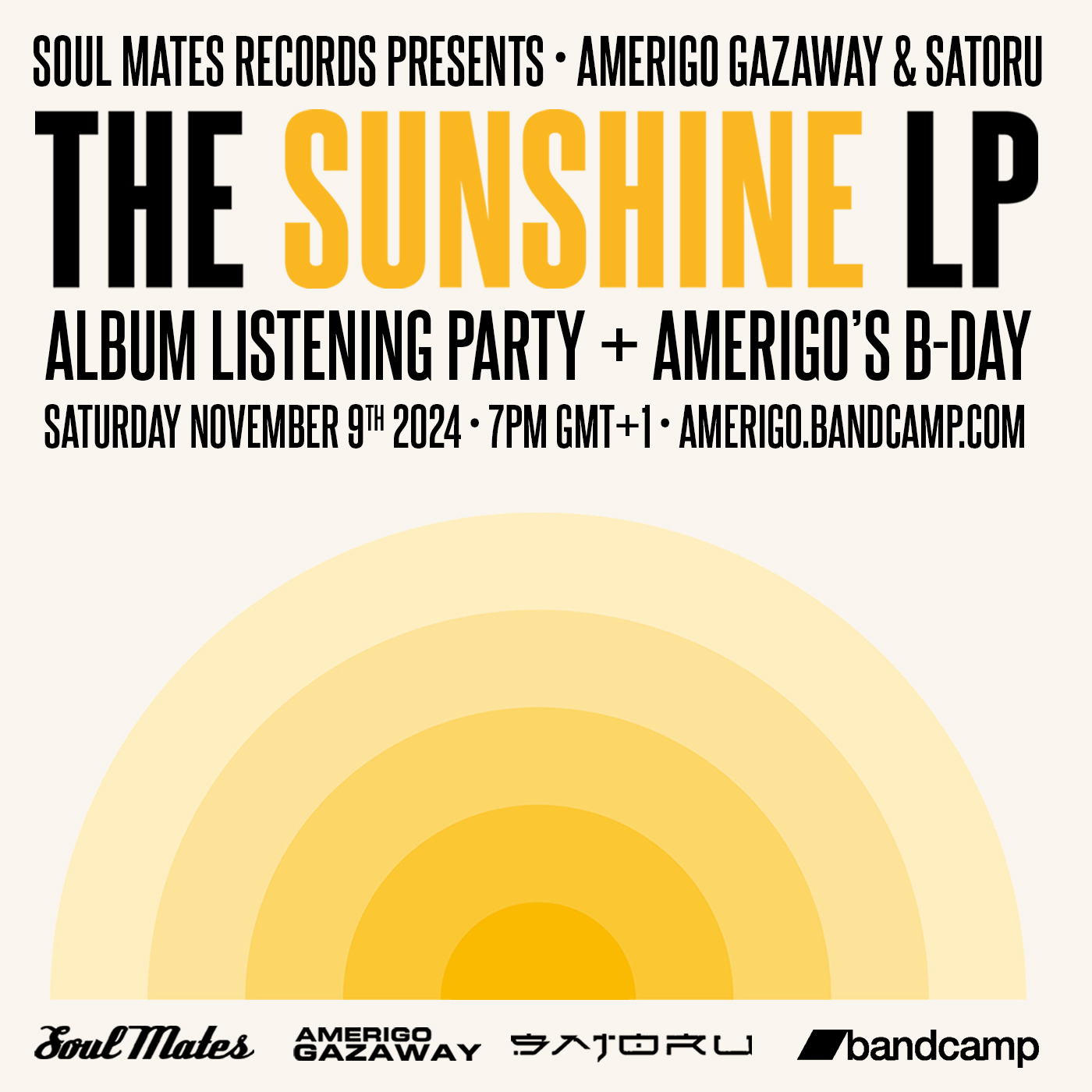 Amerigo Gazaway & Satoru - The Sunshine LP: Listening Party + Amerigo's ...