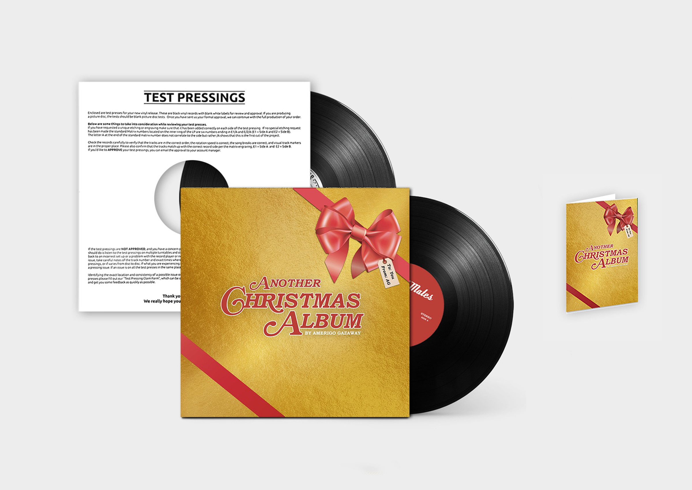 Amerigo Gazaway - Another Christmas Album (Signed Test Pressing + 12 ...